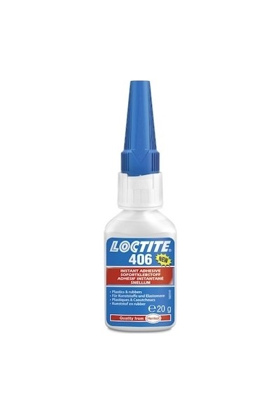 Loctite 406 Plastik ve Kauçuk Yüzey Için Hızlı Yapıştırıcı 20 gr Loctite 406 Plastik ve Kauçuk Yüzey Için Hızlı Yapıştırıcı 20 gr