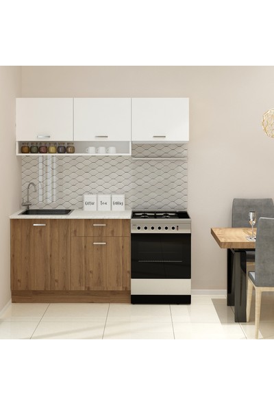 Fly Mobilya Gülce 180 Cm Mutfak