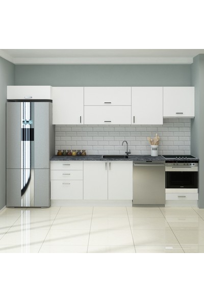 Fly Mobilya Elvan 350 Cm Mutfak Fly Mobilya Elvan 350 Cm Mutfak