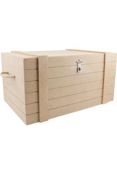 Parstek Ahşap Çıtalı Sandık Büyük Parstek Ahşap Çıtalı Sandık Büyük