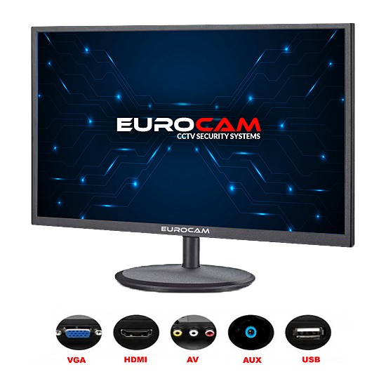 Eurocam (Ec-M-22) 22 Inc Pal/ntsc LED Monitör (Hdmı+Vga) Fiyatı