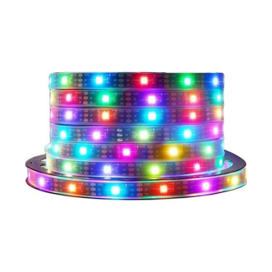 Hazar Led 5V Adreslenebilir WS2812B Argb Pixel Şerit M:60 Fiyatı