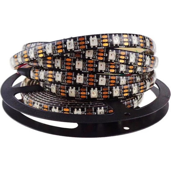 Hazar Led 5V Adreslenebilir WS2812B Argb Pixel Şerit M:60 Fiyatı