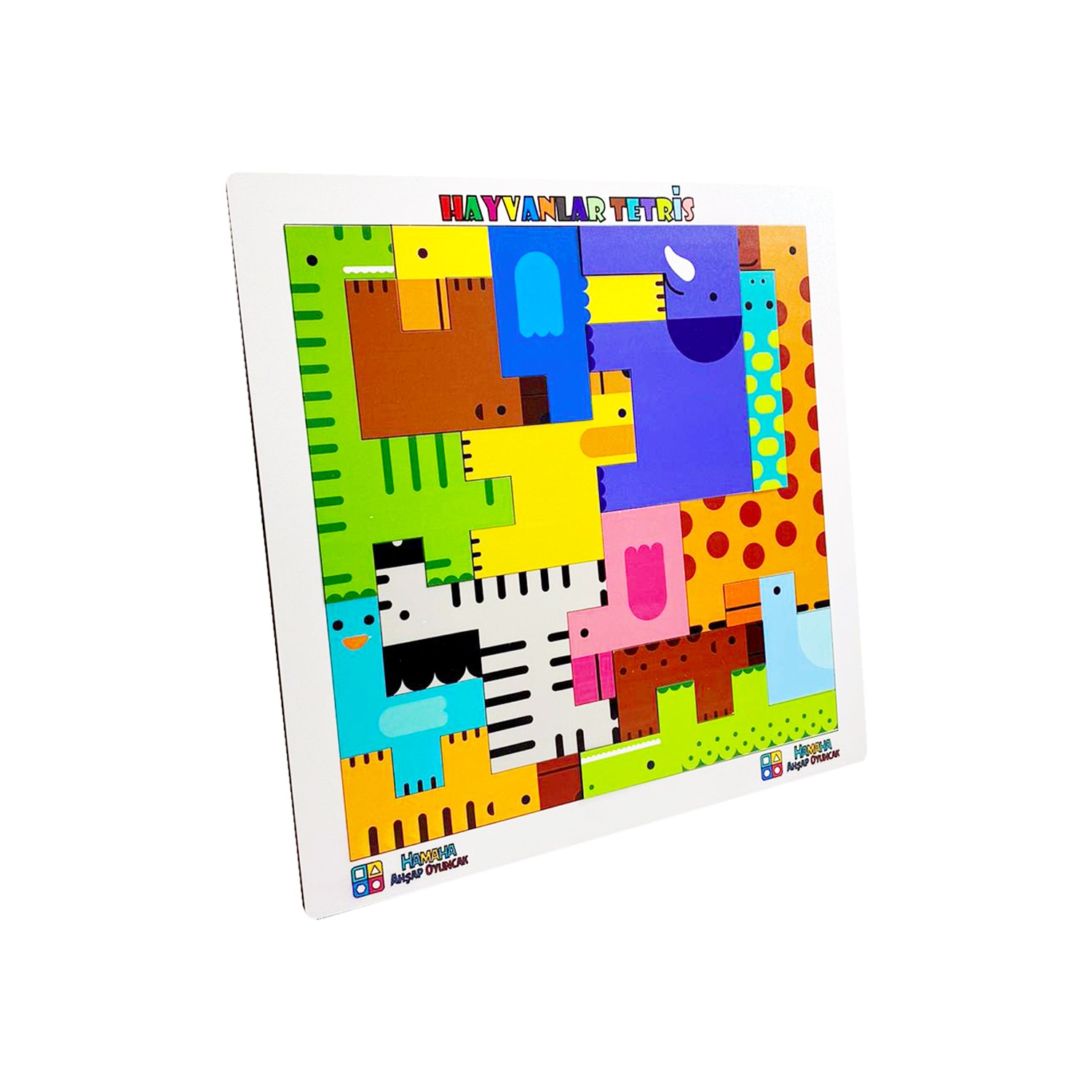 Hamaha Eğitici Ahşap Oyuncak Hayvanlar Animals Puzzle Yapboz Fiyatı