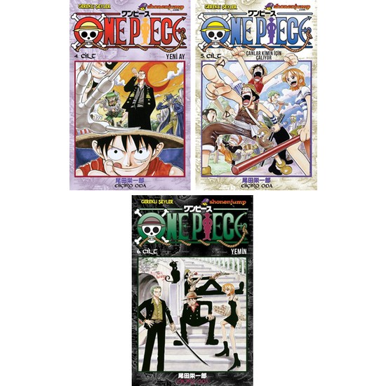 One Piece 4-5-6. Ciltler Manga Seti Kitabı ve Fiyatı