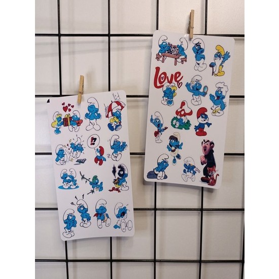 EyER Shoping Şirinler ve Gargamel Sticker Etiket Seti Fiyatı
