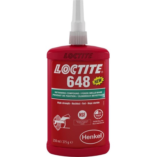 Loctite 648 50ml Yüksek Mukavemet Sıkı Geçme Ürünü Fiyatı