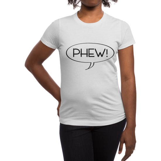 Phew! Cartoon Bubble Beyaz Spor Tişört Fiyatı - Taksit Seçenekleri