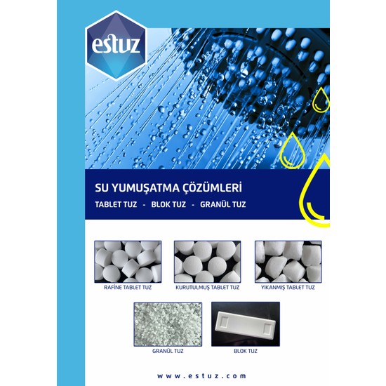 Estuz Rafine Tablet Tuz 25 Kg. (Pdv – Pure Dried Vacum Salt) Fiyatı