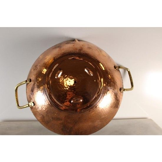 Alis Copper Shop Agır El Dovmesi Bakır Vok Tava Fiyatı