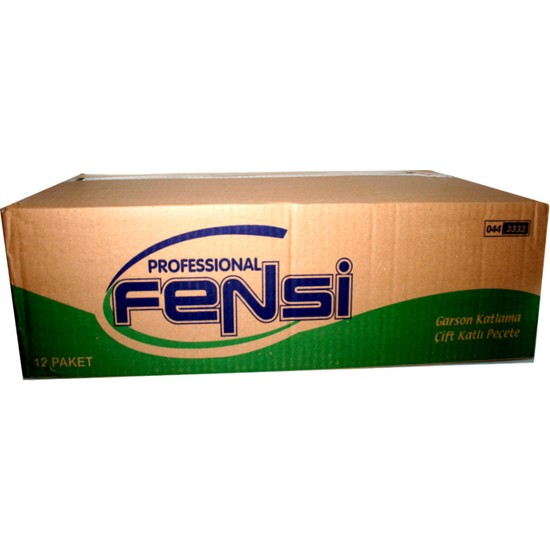 Fensi Garson Katlama Peçete 33X33 (1 Koli 12 Adet 100'LÜ) Fiyatı