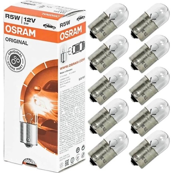 Osram 5007 R5W 67 Park Ampul 12V 5W 10 Adet Fiyatı