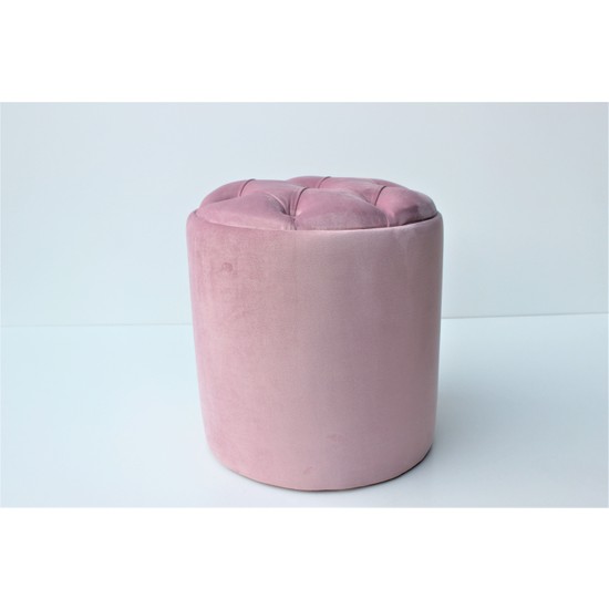 Gazzini Furniture Puffy Puff Pembe Chester Model Küçük Fiyatı