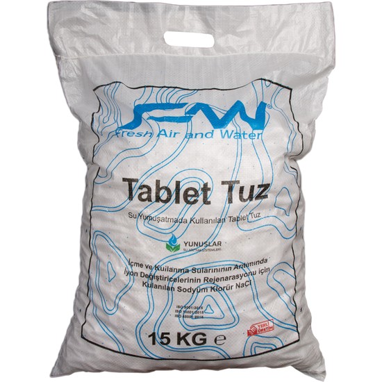 Tablet Tuz Su Arıtma Tuzu Su Yumuşatma Tuzu Sodyum Klorür Fiyatı