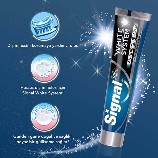 Signal White System Diş Macunu Arındırıcı Beyazlık Aktif Fiyatı