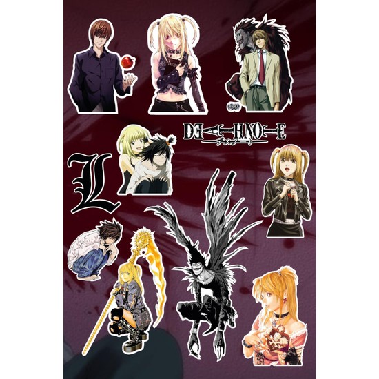 Death Note Ryuk Sticker Seti (11 Adet) Fiyatı - Taksit Seçenekleri