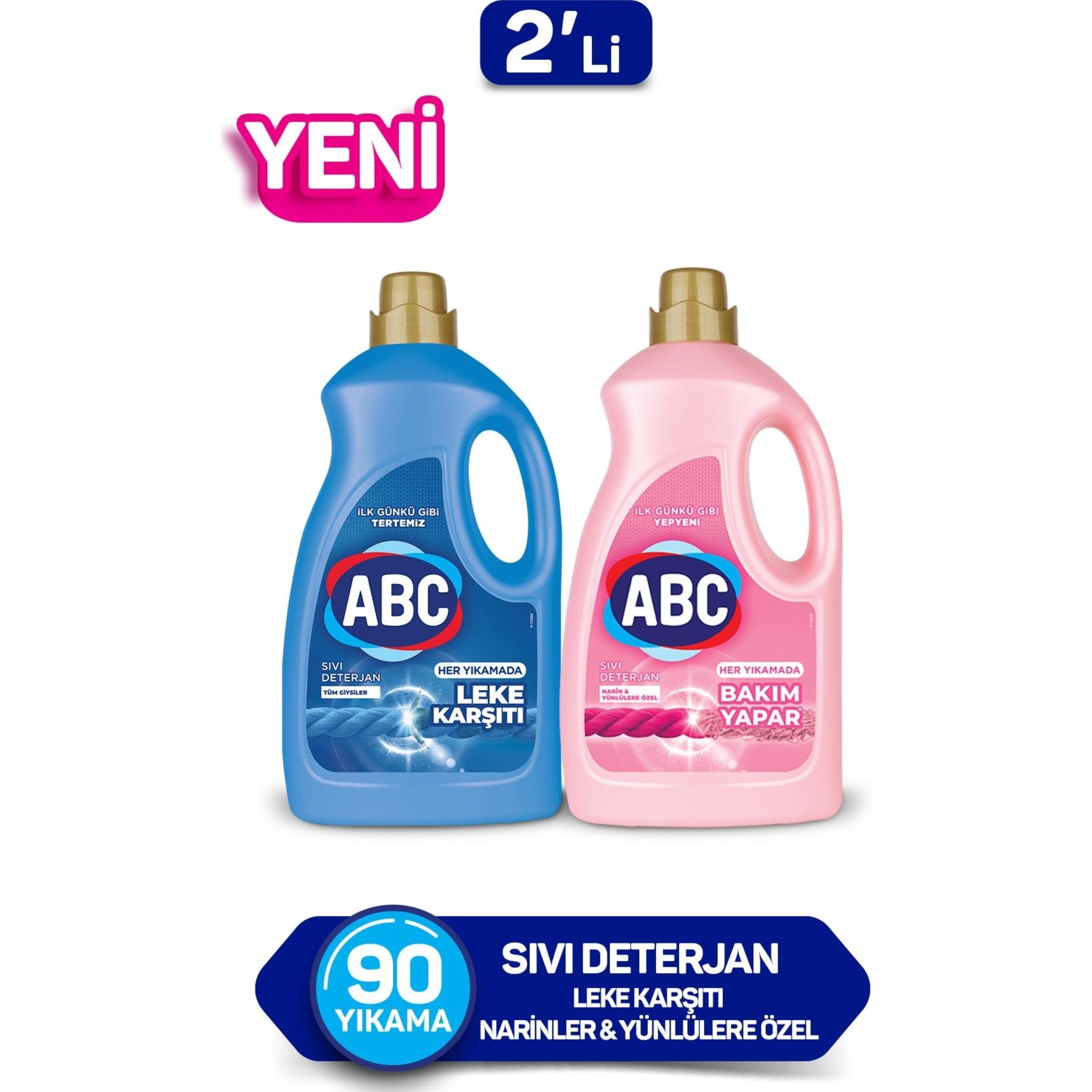Abc Sıvı Çamaşır Deterjanı Leke Karşıtı & Narinler 2 Li Fiyatı