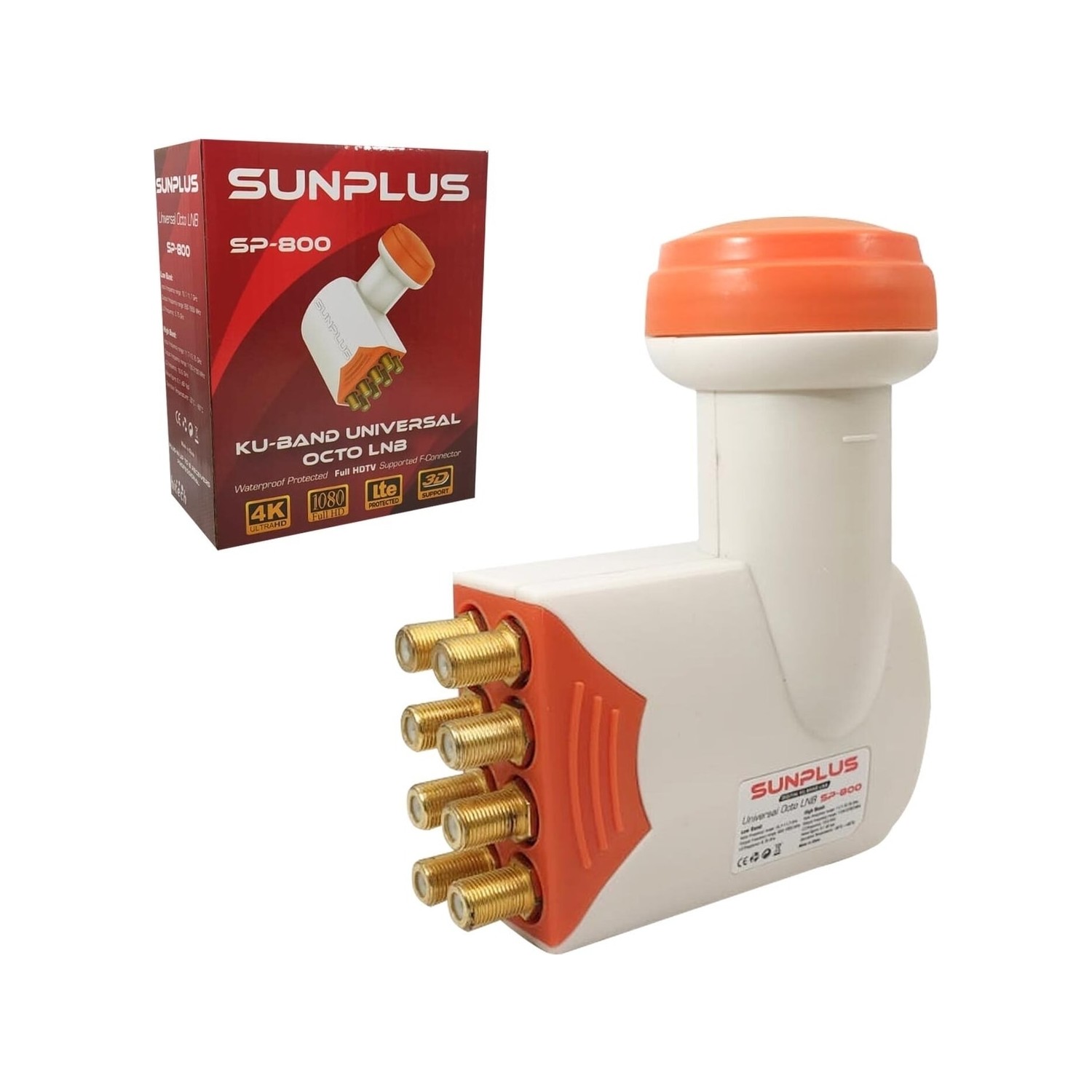 Sunplus Lnb Sekizli (Octo) Gold 0.1db 3D 4K Sunplus SP-800 Fiyatı