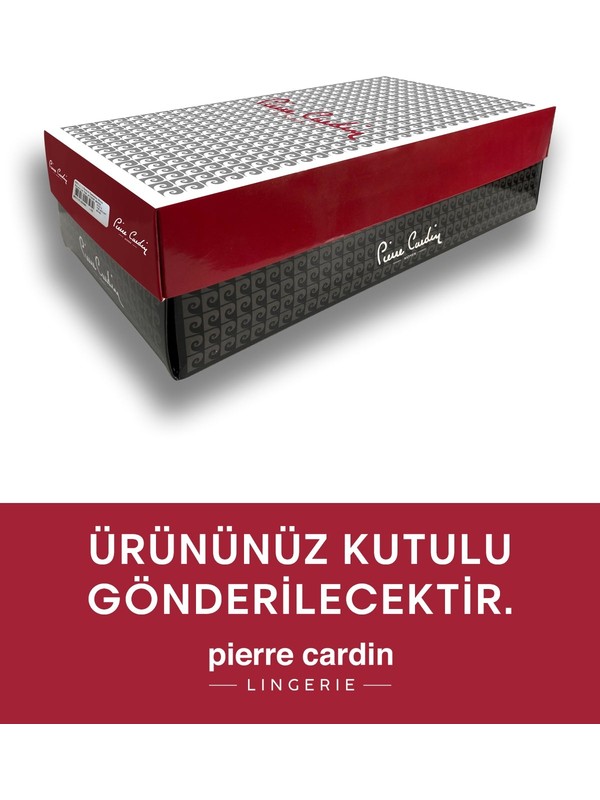 Pierre Cardin Bordo 4661 Pedli Balenli Çeyiz Dantel Gecelik Fiyatı