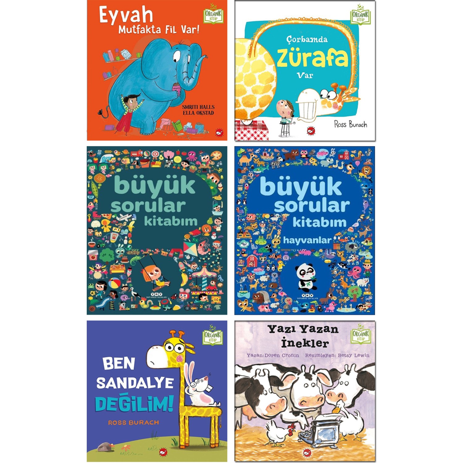 Beyaz Balina Yayınları – Eyvah Mutfakta Fil Var + Çorbamda Kitabı