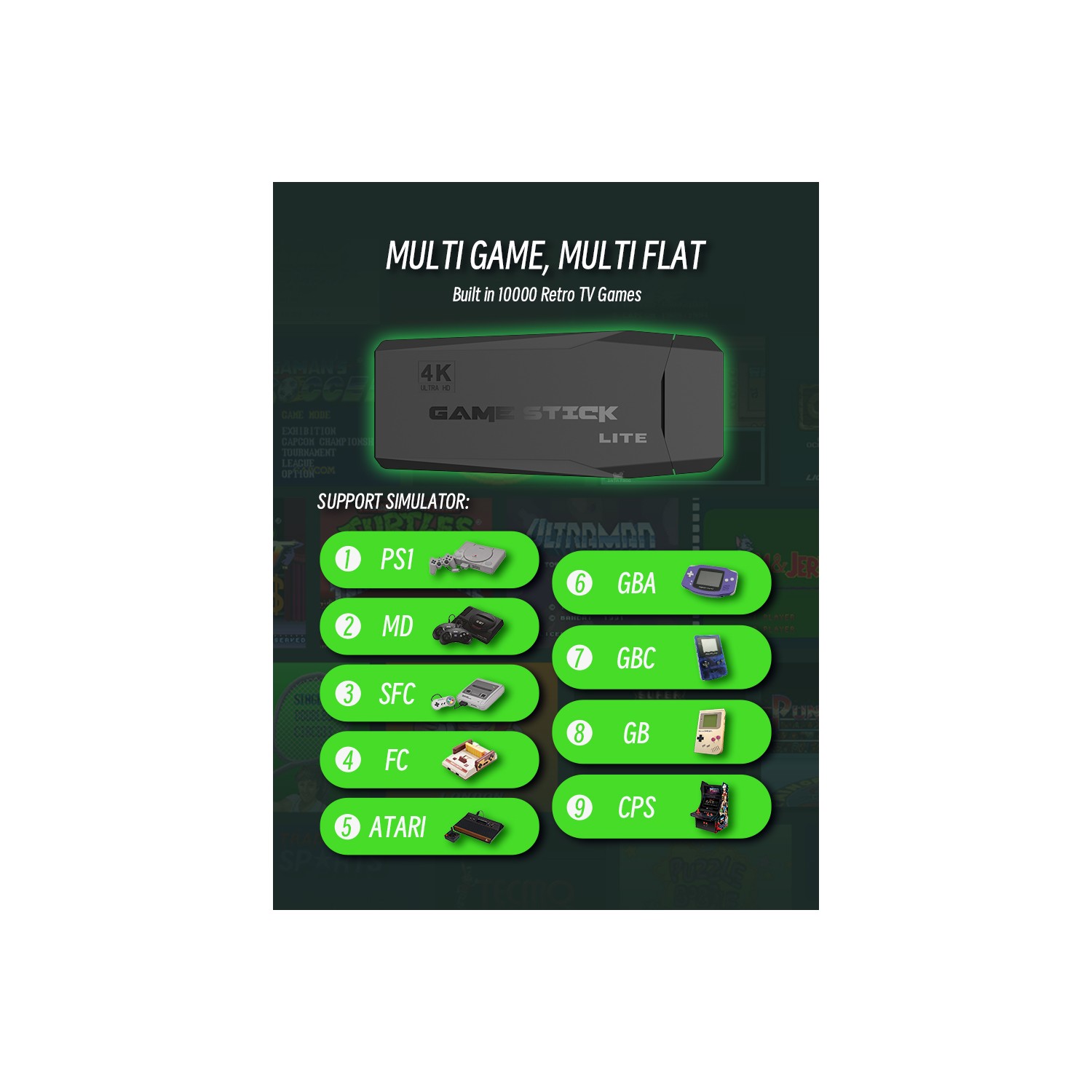 Arcade Black Arcade 4khd Retro Game Stick 90 Lı Yıllar Atari Fiyatı