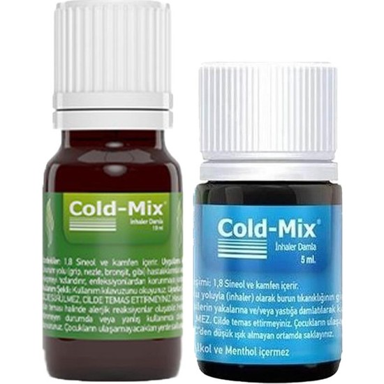 Cold-Mix Inhaler Damla 5 ml ve 10 ml Fiyatı - Taksit Seçenekleri