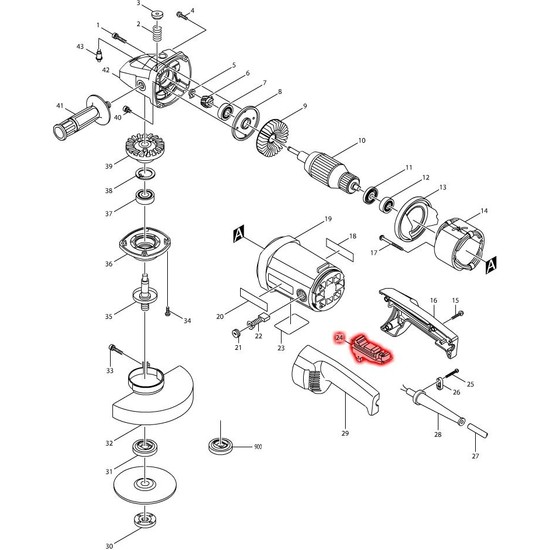 Makita 9069 Şalter Tetik Switch Ürün Kodu 650100-2 Fiyatı