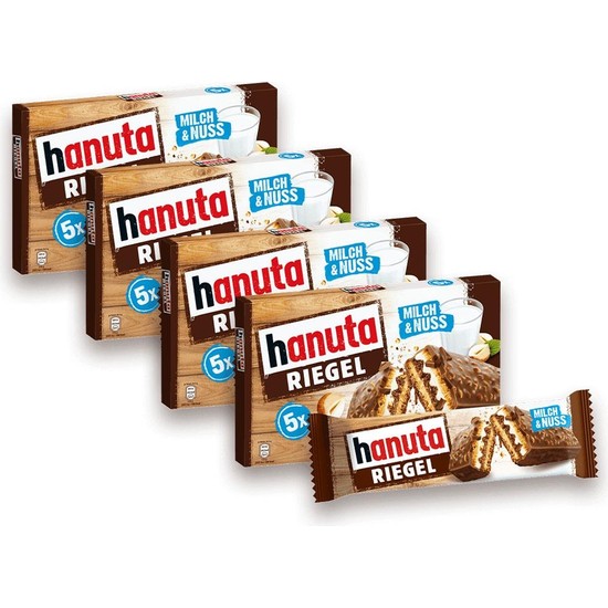 Ferrero Hanuta Riegel 5 x 34,5 gr 4 Paket Fiyatı