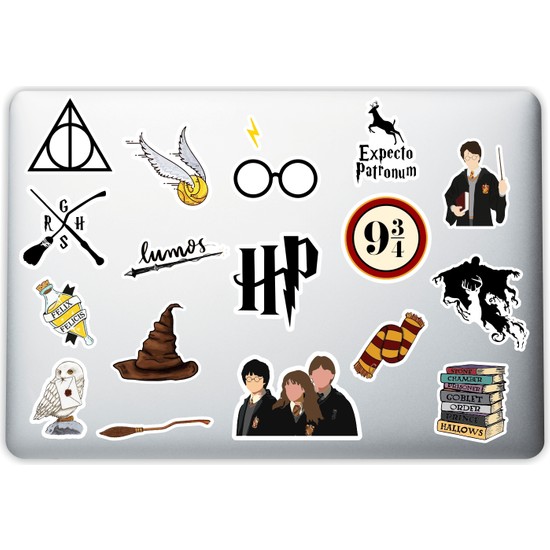 Harry Potter Laptop Notebook Tablet Telefon Sticker Set 12 Fiyatı