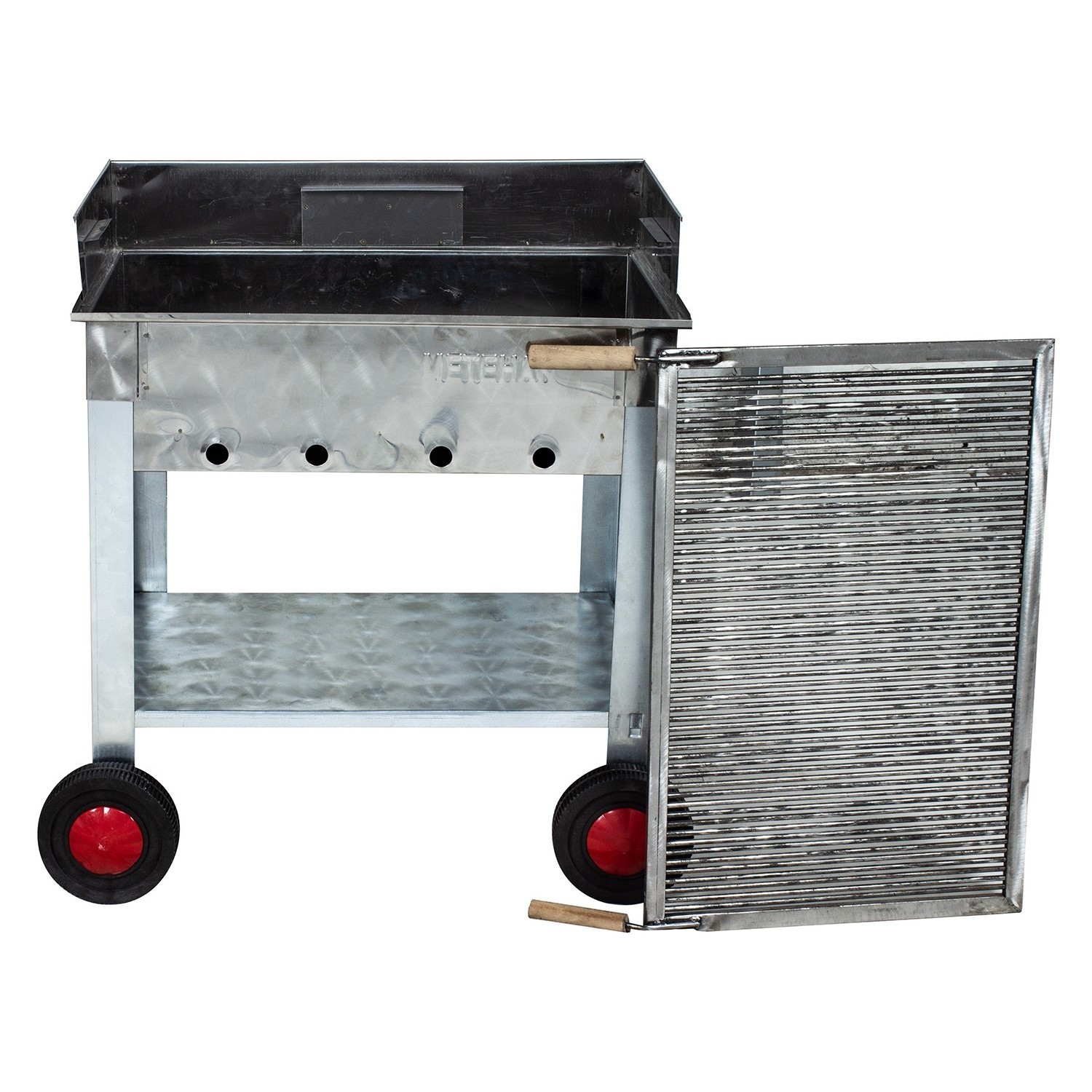 Metehan MTH-130 Pervazlı Maltız Izgaralı Mangal 4 Tekerlekli Fiyatı