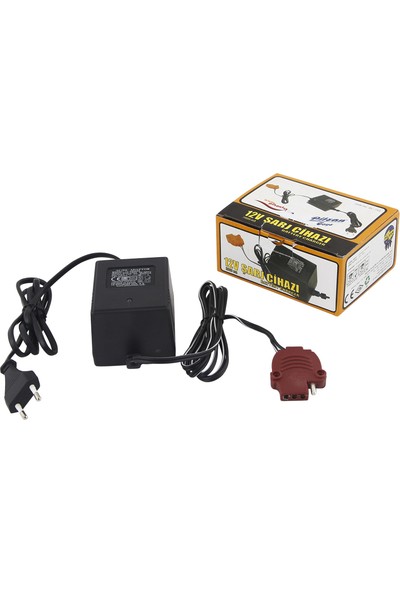 Pilsan 12 Volt Şarj Cihazı 2 (Ah) Kırmızı Soketli