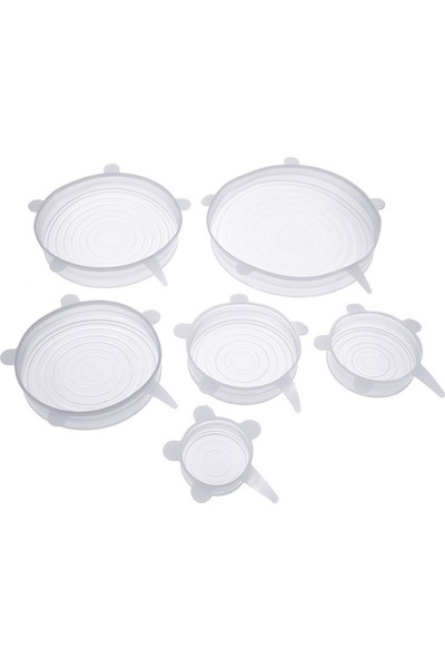 Wepools Tazeliği Koruyan 6'lı Silikon Strech Kapaklar