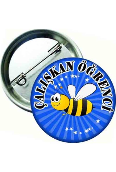 Hediye Panayırı Çalışkan Öğrenci Yaka Rozeti 20'li