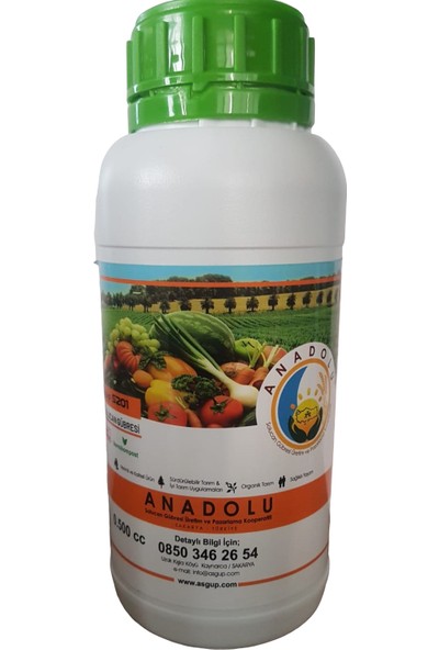 Asgup S201 Sıvı Solucan Gübresi 500 ml