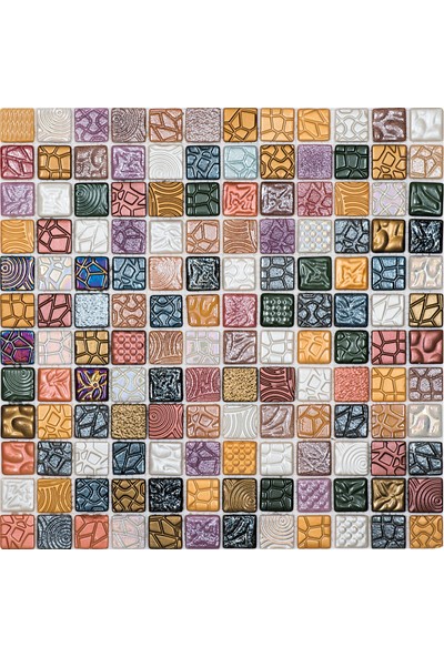 Evim Pres Dokulu Cam Mozaik FBN400