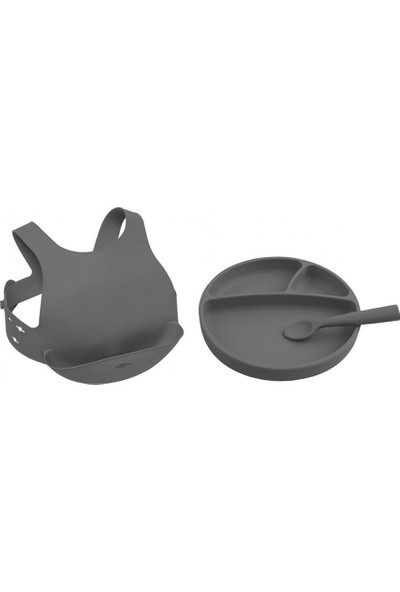 OiOi Beslenme Seti 3'lü - Gri