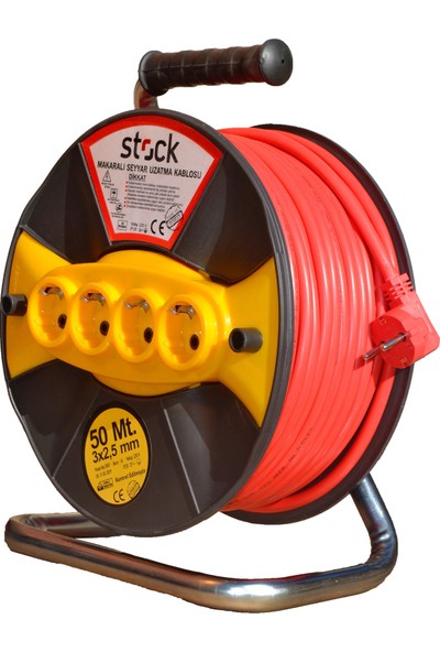 Stock Makaralı Kablo 3 x 2,5 mm - 50 m