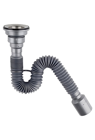 Donau Körüklü Lavabo Evye Sifonu Ø50 Çıkışlı