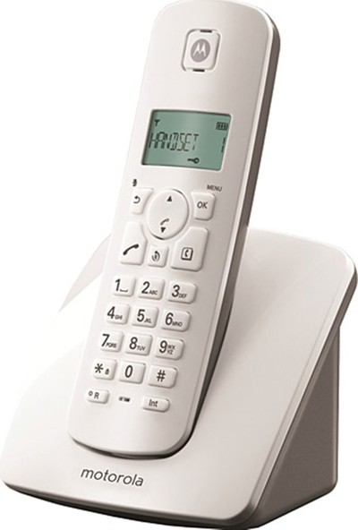 Motorola E201 Kablosuz Dect Telsiz Telefon Beyaz Motorola E201 Kablosuz Dect Telsiz Telefon Beyaz