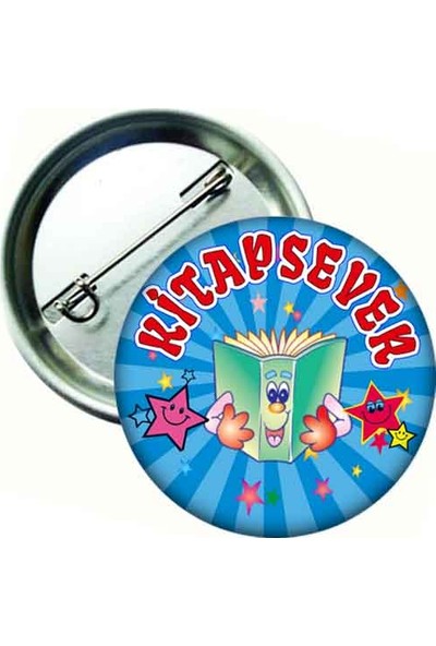 Hediye Panayırı Kitapsever Öğrenci Rozeti 20 Adet Hediye Panayırı Kitapsever Öğrenci Rozeti 20 Adet