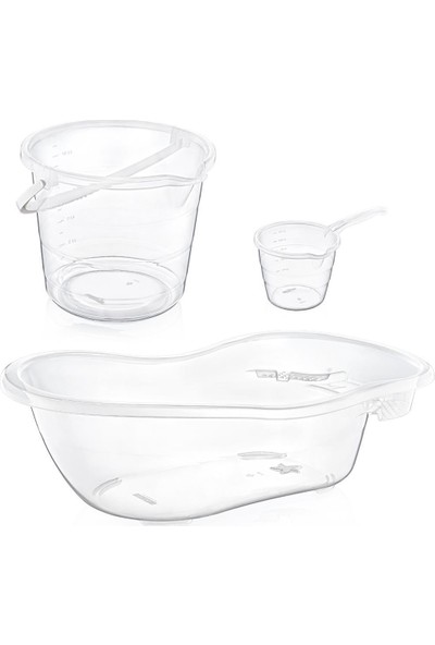 Banadabul Smartware Bebek Küveti Seti 3 Parça Şeffaf