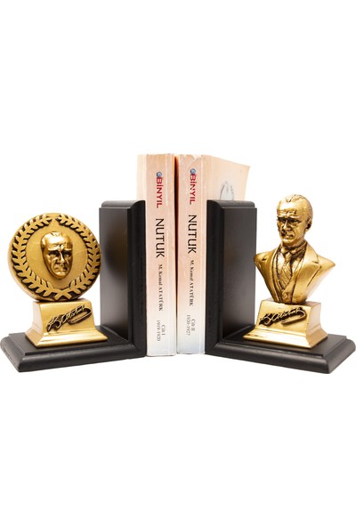Gift Garden Atatürk Büst Biblo Kitap Tutucu Gift Garden Atatürk Büst Biblo Kitap Tutucu