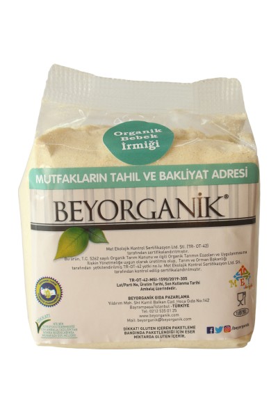 Beyorganik Bebek İrmiği 350 gr