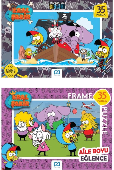 Ca Games Yeni Kral Şakir Frame Puzzle Set Ca Games Yeni Kral Şakir Frame Puzzle Set