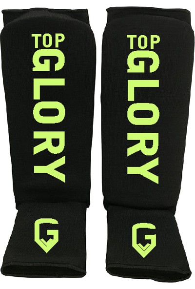 Top Glory Muay Thai Kick Boks, Mma Ayak Kaval Koruyucu Siyah Yeşil Top Glory Muay Thai Kick Boks, Mma Ayak Kaval Koruyucu Siyah Yeşil