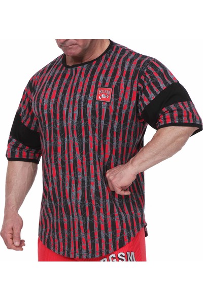 Big Sam Erkek Oversize Fitness Outdoor Antrenman T-Shirt Big Sam 3292