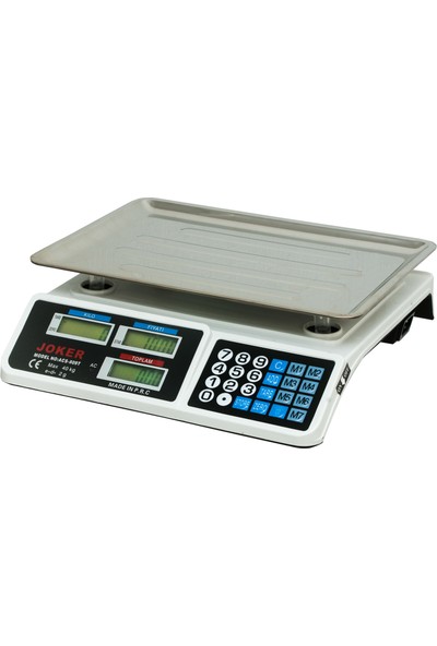 Joker Çelik Kefe Çift Ekran Elektronik Terazi 40 kg Joker Çelik Kefe Çift Ekran Elektronik Terazi 40 kg