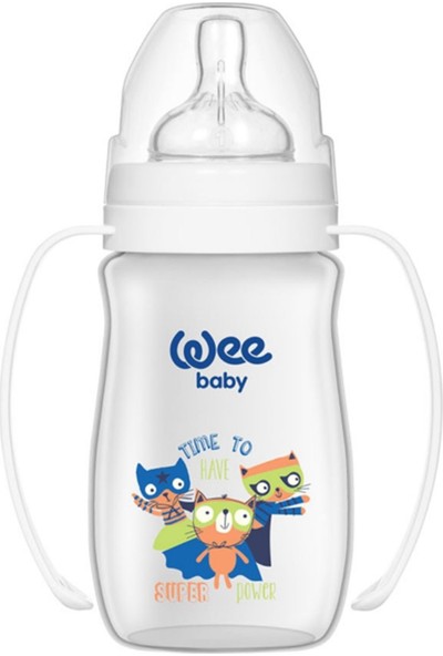 Wee Baby Klasik Geniş Ağızlı Kulplu Pp Biberon 250 ml Wee Baby Klasik Geniş Ağızlı Kulplu Pp Biberon 250 ml