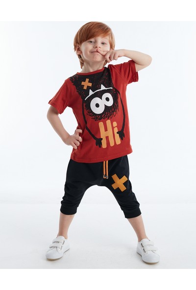 Denokids Hi Ponçik Erkek Çocuk Şort Takım Denokids Hi Ponçik Erkek Çocuk Şort Takım