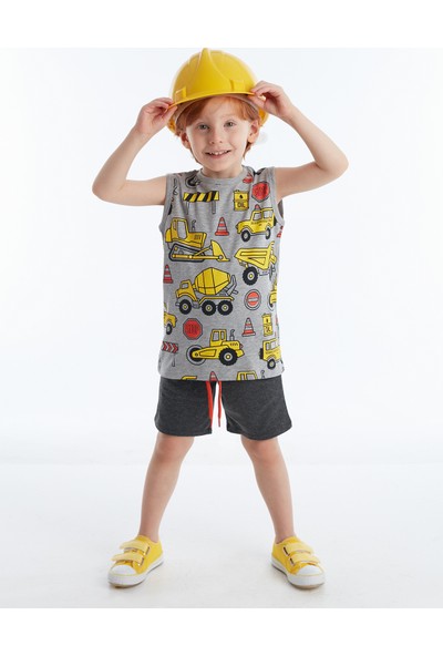 Denokids Trucks Erkek Çocuk Şort Takım Denokids Trucks Erkek Çocuk Şort Takım